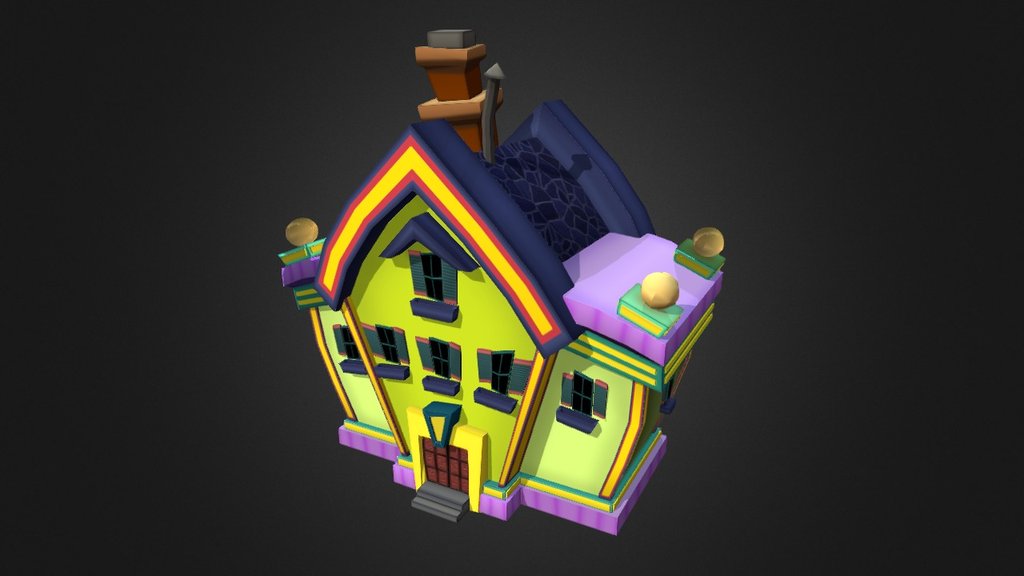 Two Story House - 3D model by sweetratt [6d68294] - Sketchfab