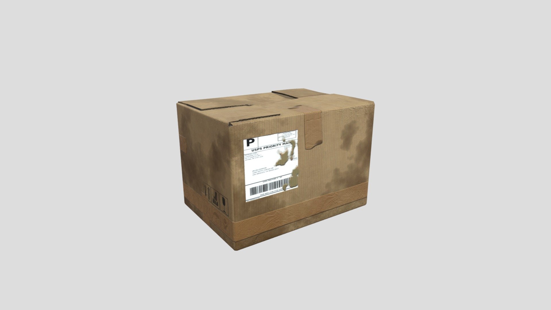 Cardboard box game ready - 3D model by d.yerbolekova [6d68569] - Sketchfab