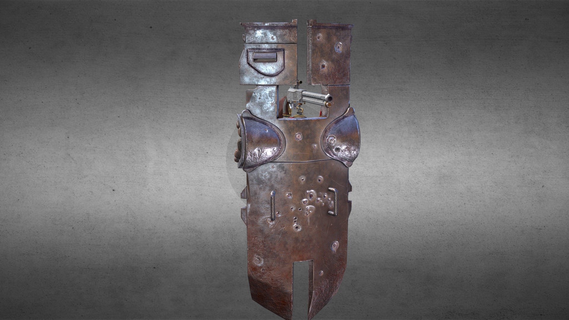 Shield Gunner - Buy Royalty Free 3D model by Zopzop [6d6aa15 ...