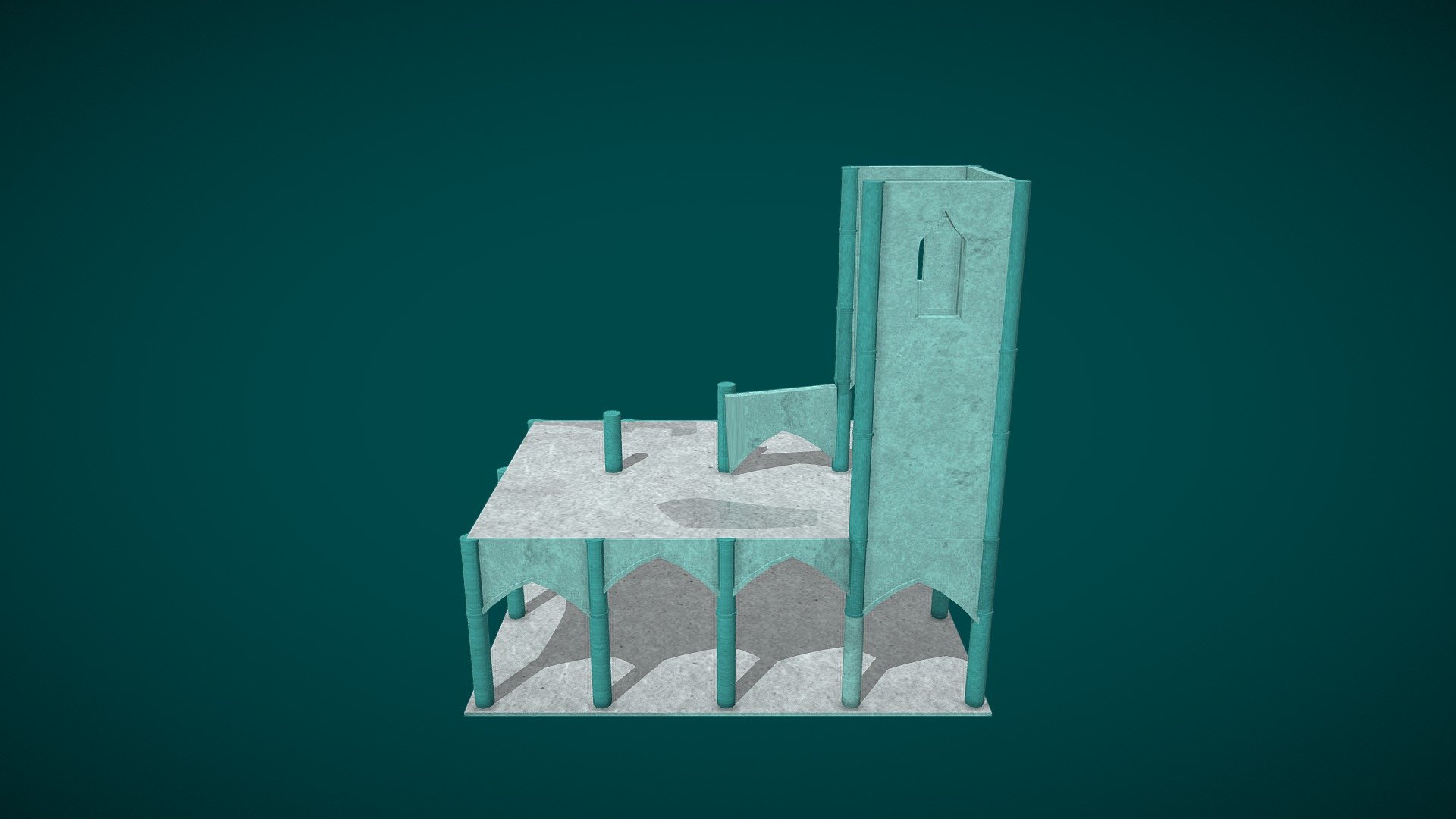 Temple - Download Free 3D model by maiseymiller27 [6d6b651] - Sketchfab