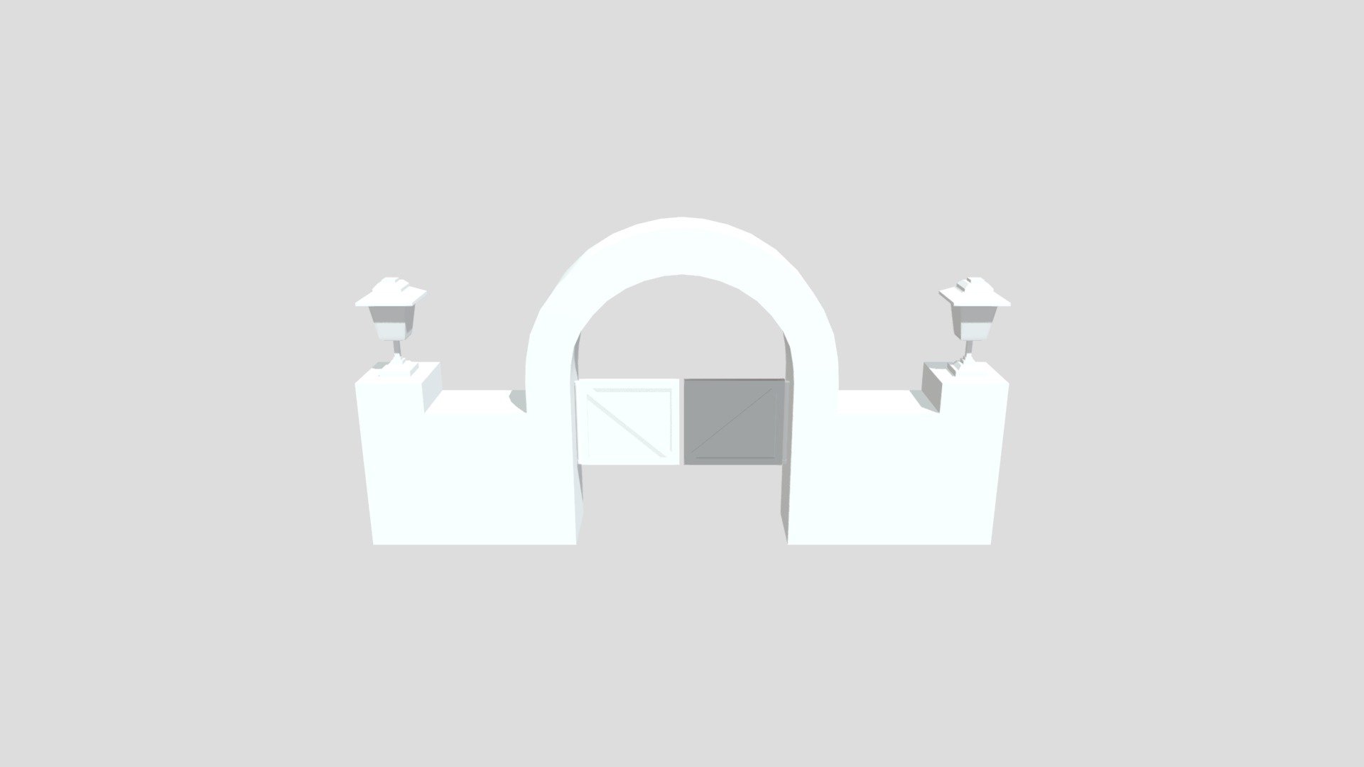 Main Gate - Download Free 3D model by HypeLocomotive [6d6c674] - Sketchfab
