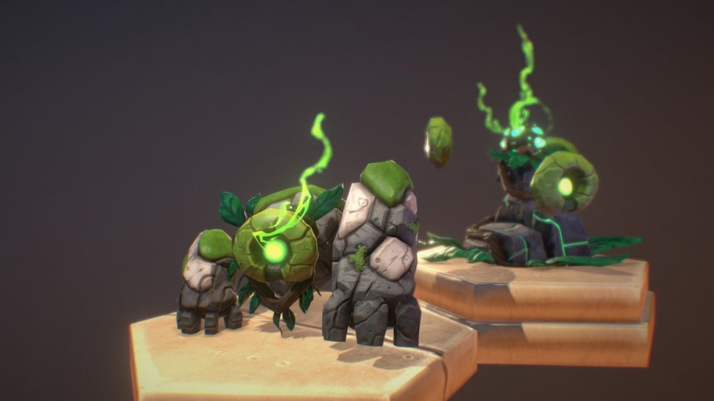 Stonecall Seedling and Angry Stone - 3D model by Trik [6d6d8ac] - Sketchfab