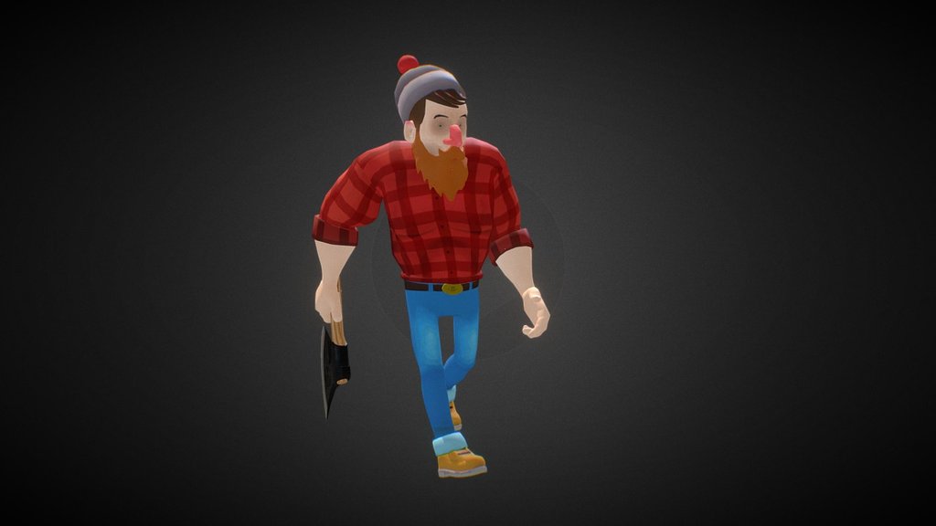 Randy The Axeman - 3D model by Camille Vandenbussche (@camillevdb ...