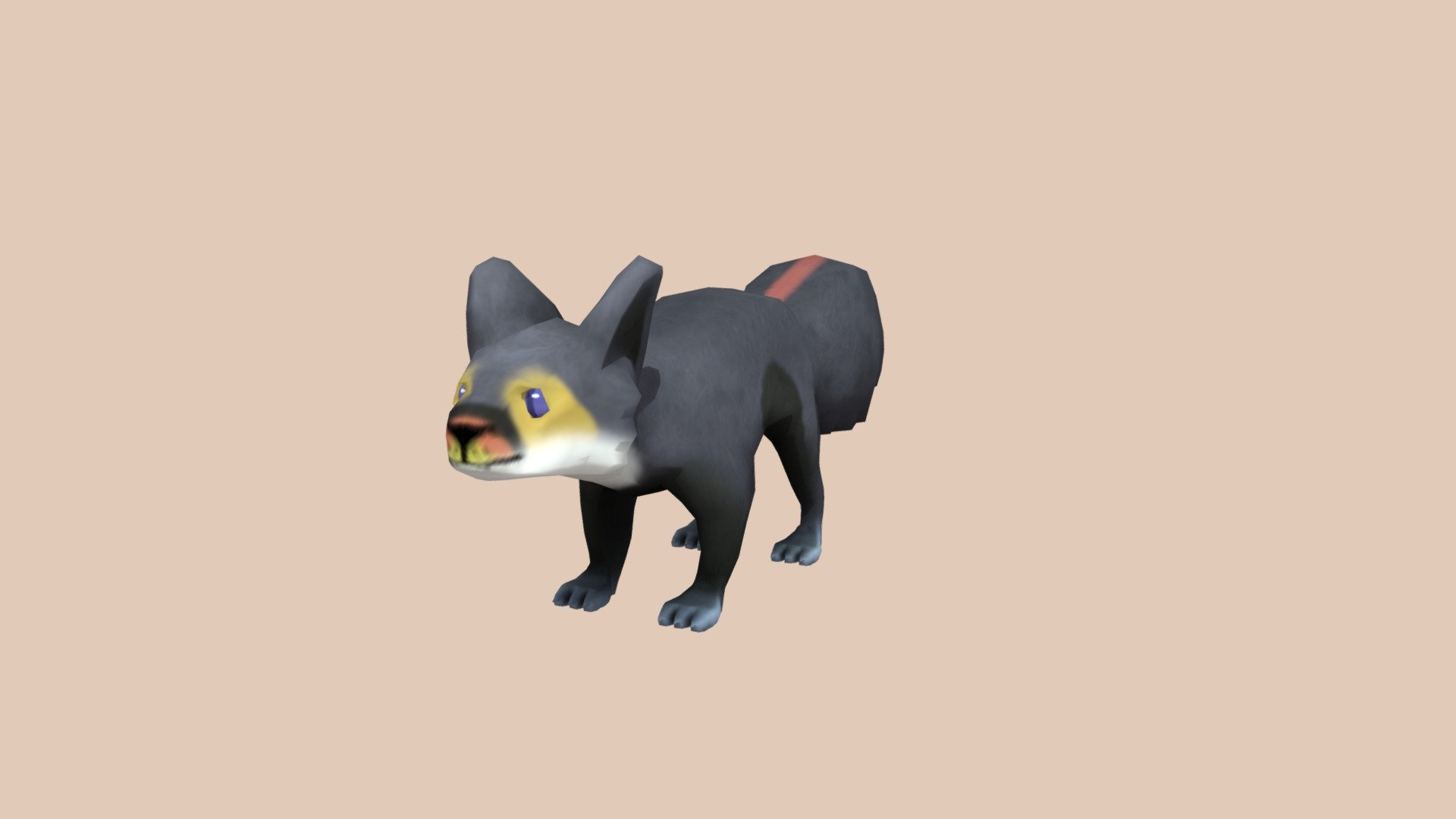 Rascal - 3D Character Model -Okami No Tochi - 3D model by Witacha ...