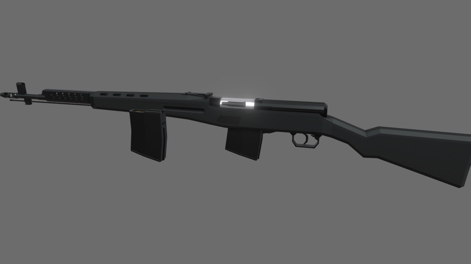low-poly SVT-40 - Download Free 3D model by D_U (@DU1701) [6d7310a ...