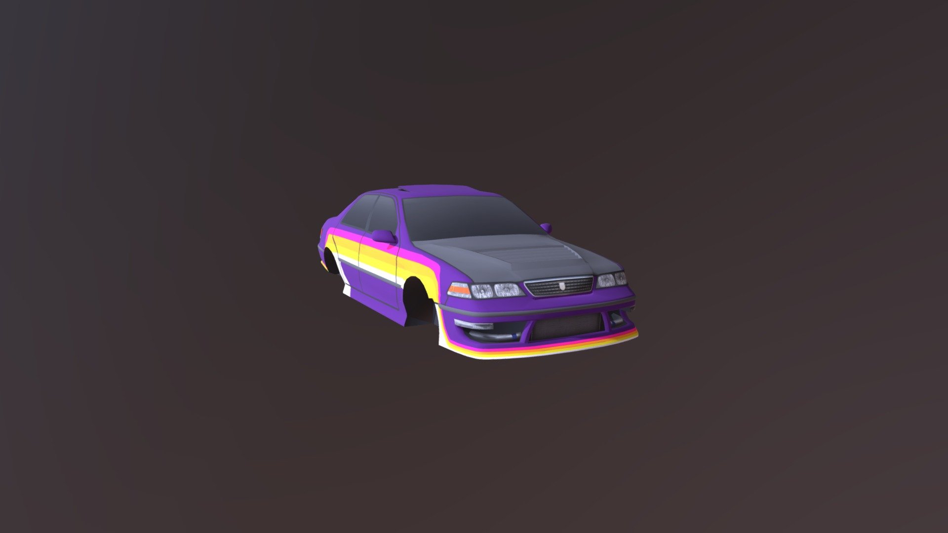 Toyota Mark2 Custom - 3D model by Miralex [6d73535] - Sketchfab