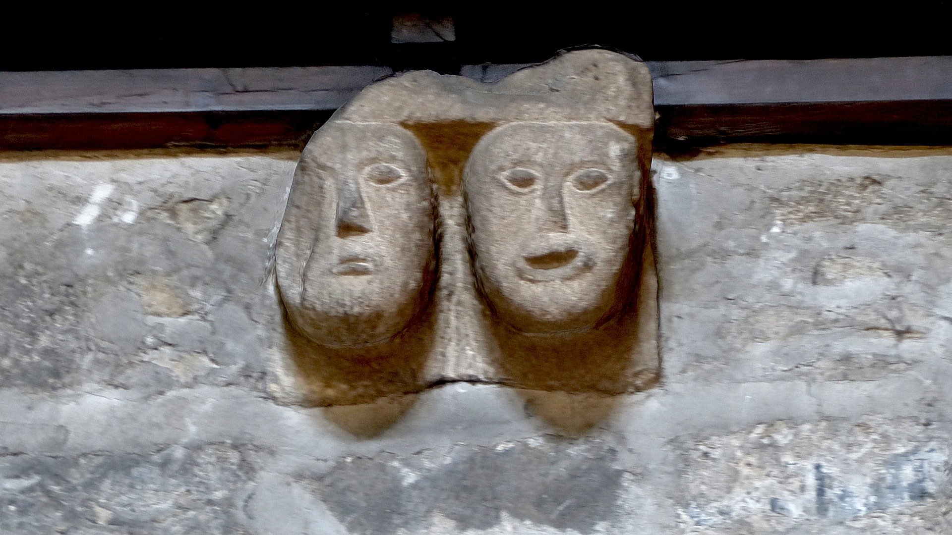 Double heads, St Andrew's Church, Corbridge - 3D model by Kenneth Lymer ...