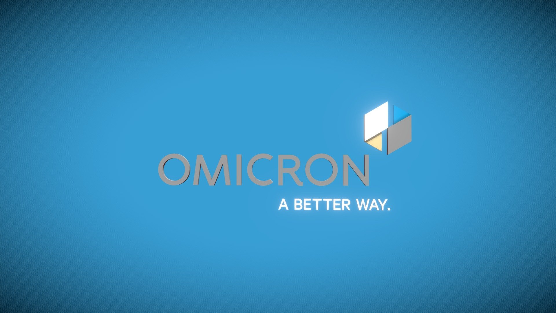 OMICRON LOGO - 3D model by sciographics [6d7434b] - Sketchfab