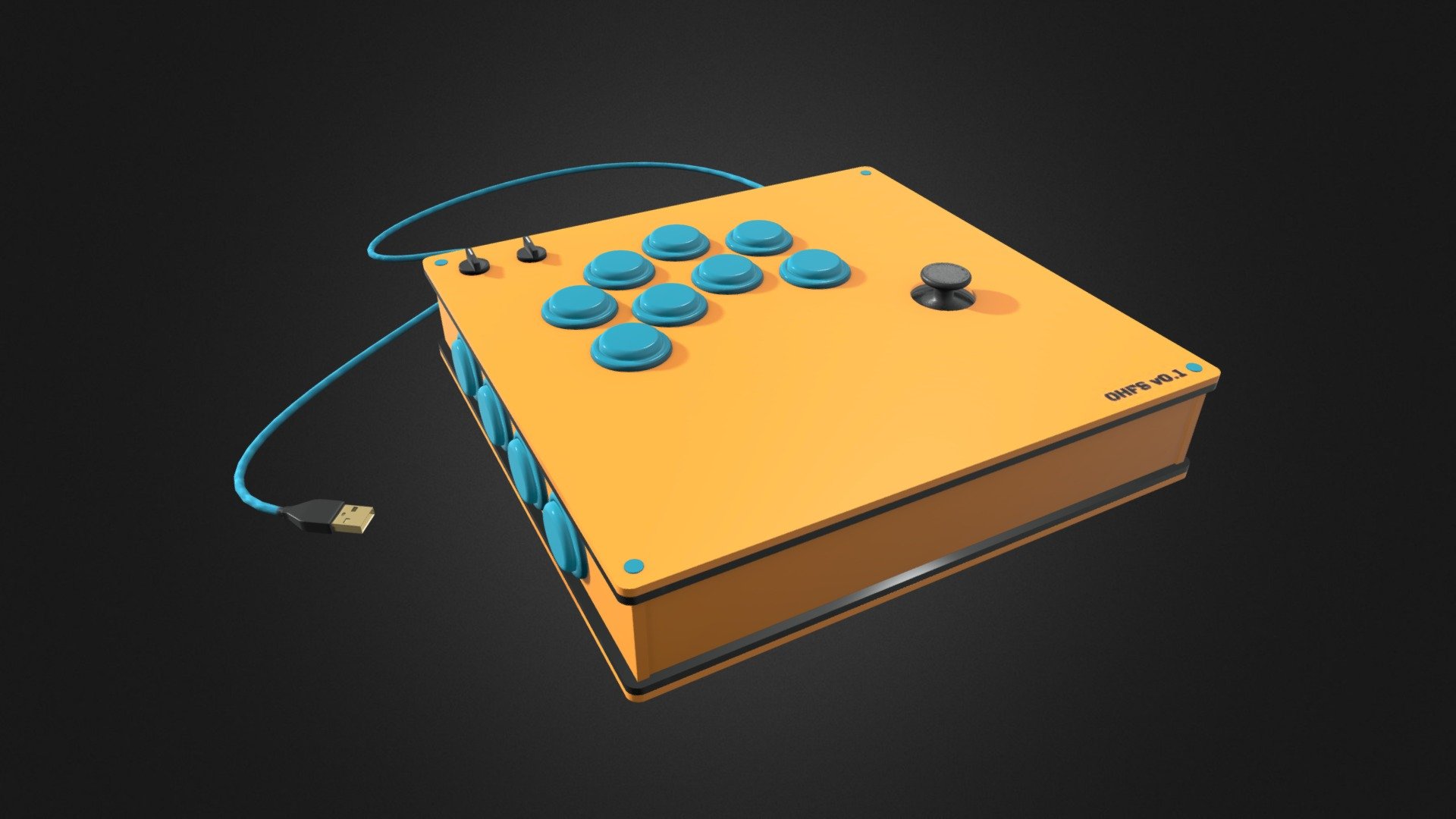 One-Handed Fight Stick - 3D model by ssaamm [6d744bf] - Sketchfab