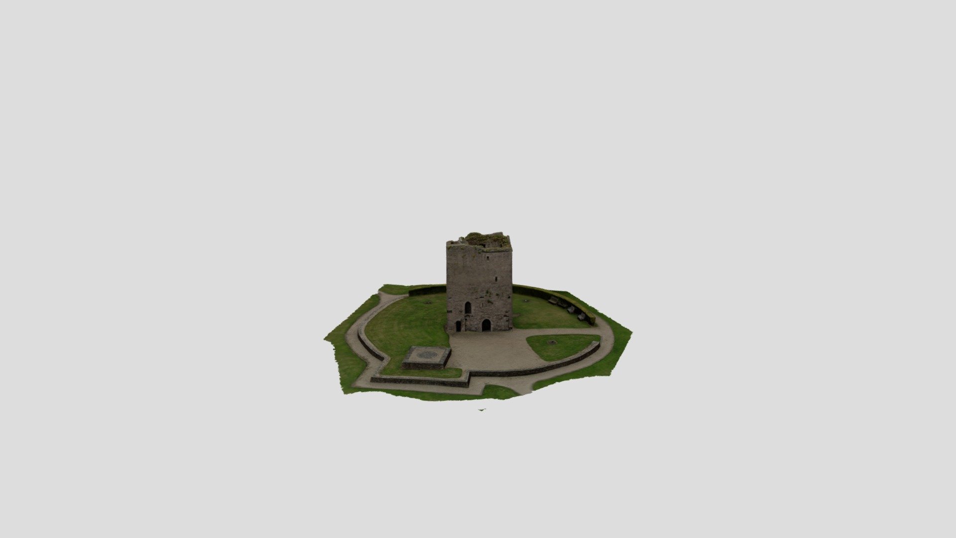 Corr Castle and Lime Kiln - 3D model by Resurrecting Monuments ...