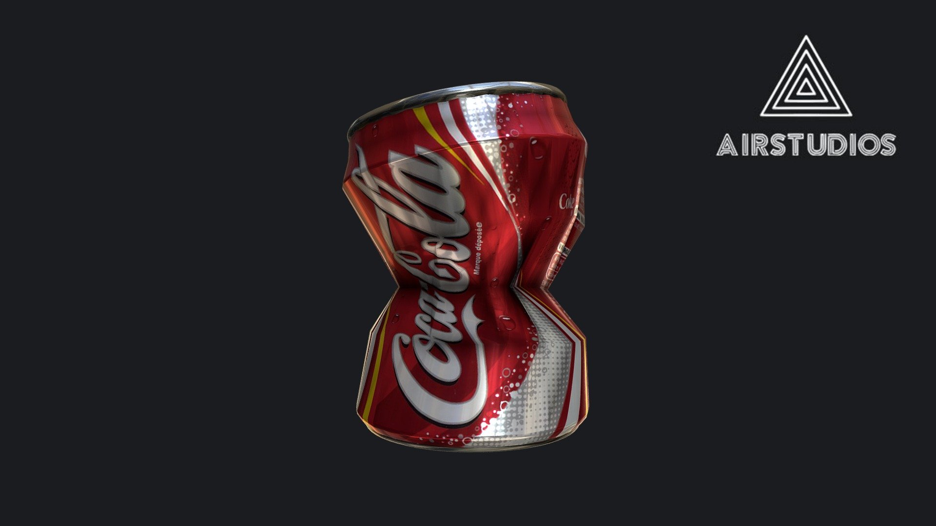 Busted Coca Cola Can - Buy Royalty Free 3D model by AirStudios ...