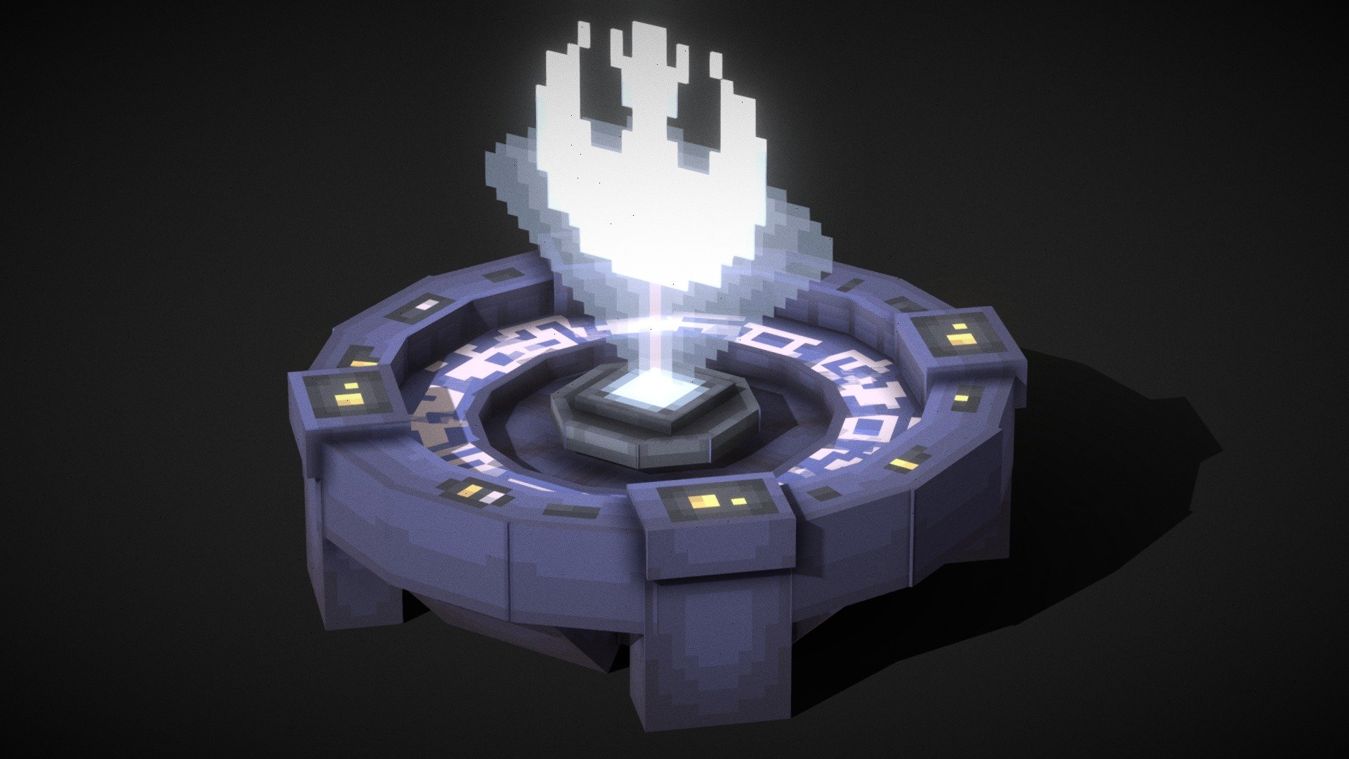 Holographic Table (Star Wars) (Minecraft) - 3D model by pluckycat ...
