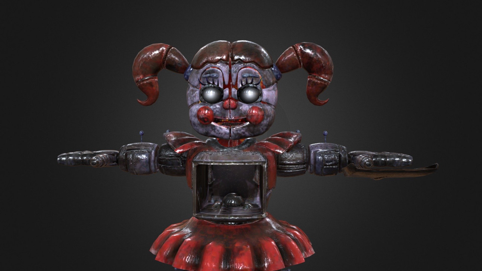 broiler baby Fnaf Ar - Download Free 3D model by fgvcvvjn [6d79913 ...