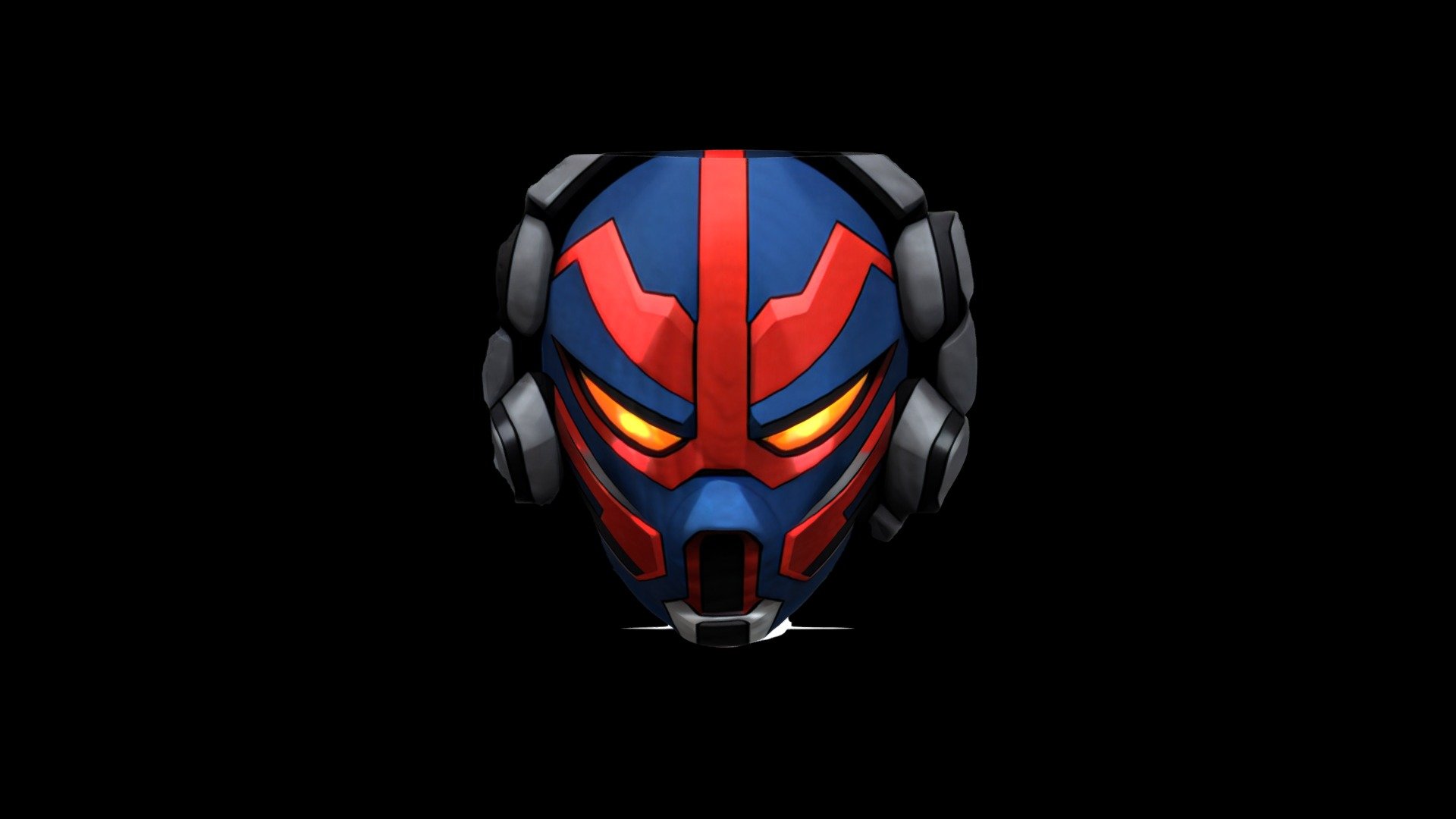 Helmet Mask Robot Cartoon 1531 - Download Free 3D model by klrxyz ...