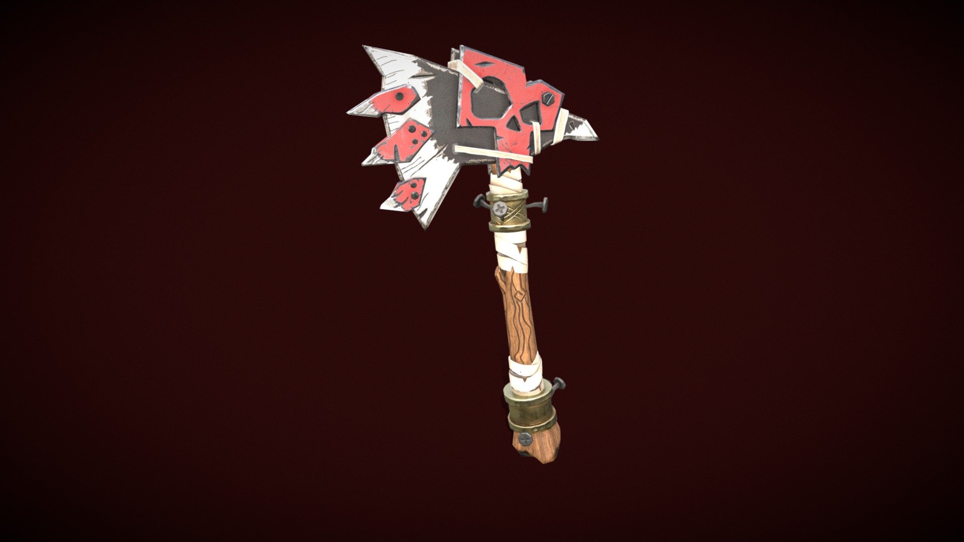 stylized axe 3 - 3D model by Vladyslav Holhanov (@vladicom08) [6d7c764 ...
