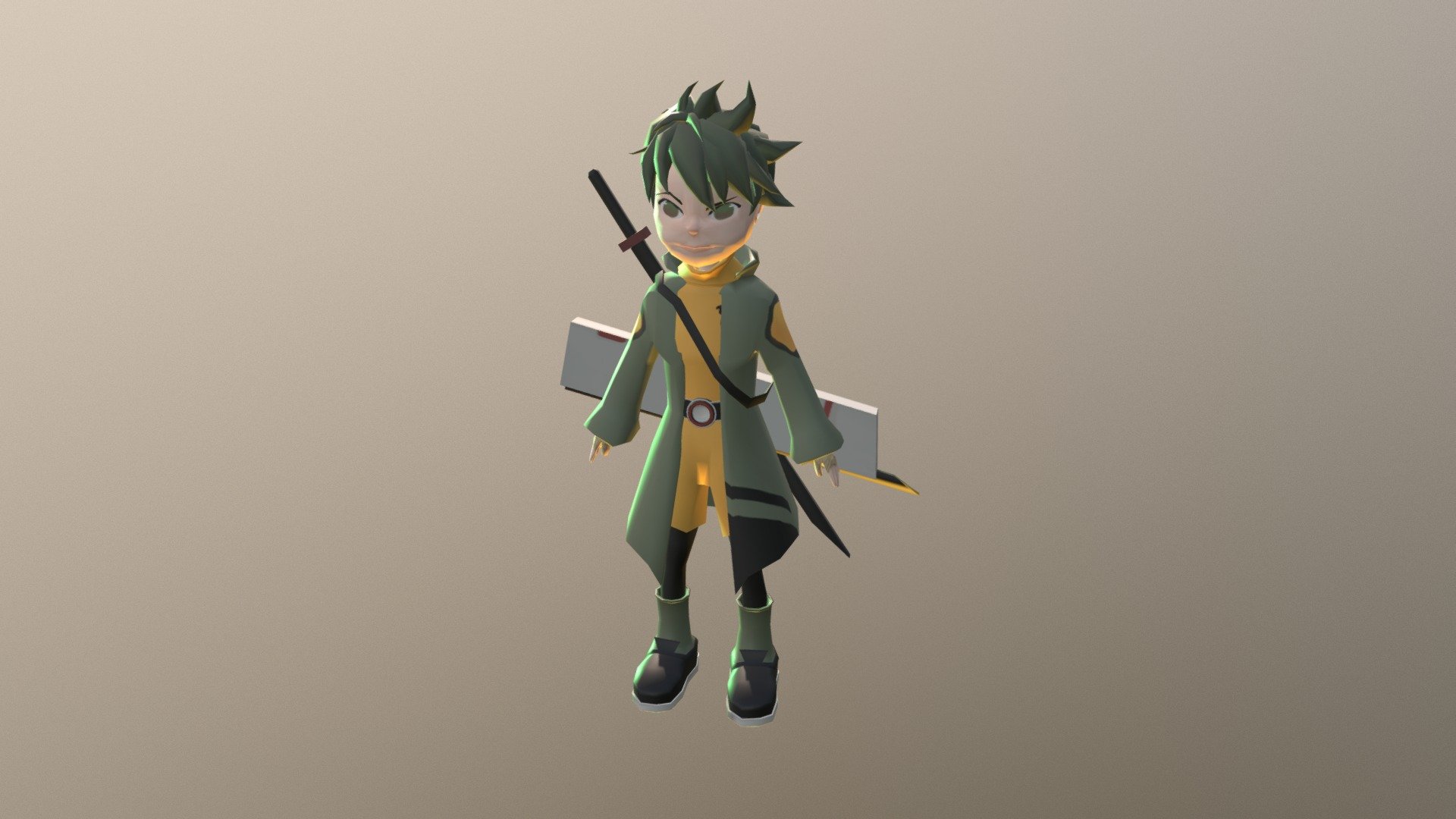 My own Oc - 3D model by Cinn (@Dumbfox) [6d7deb4] - Sketchfab