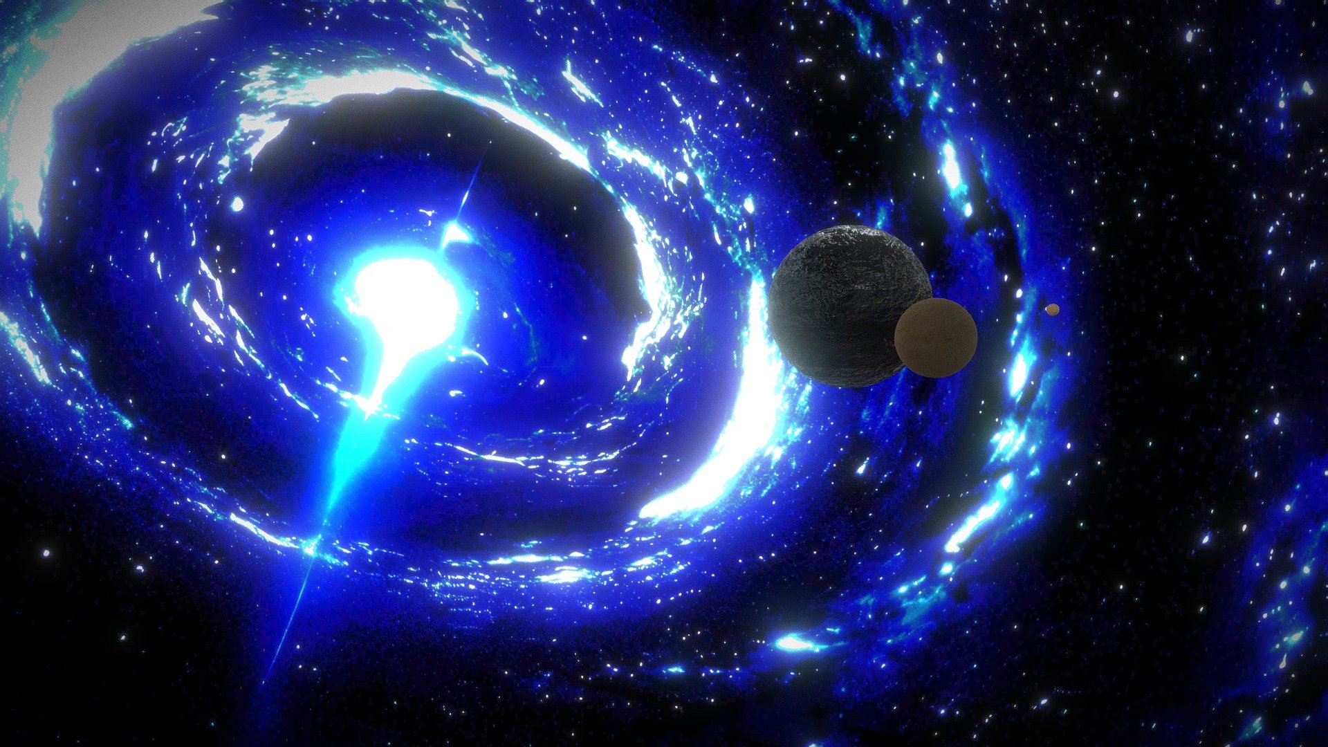 Deep Space skybox (16k) with planets - Download Free 3D model by Jungle ...