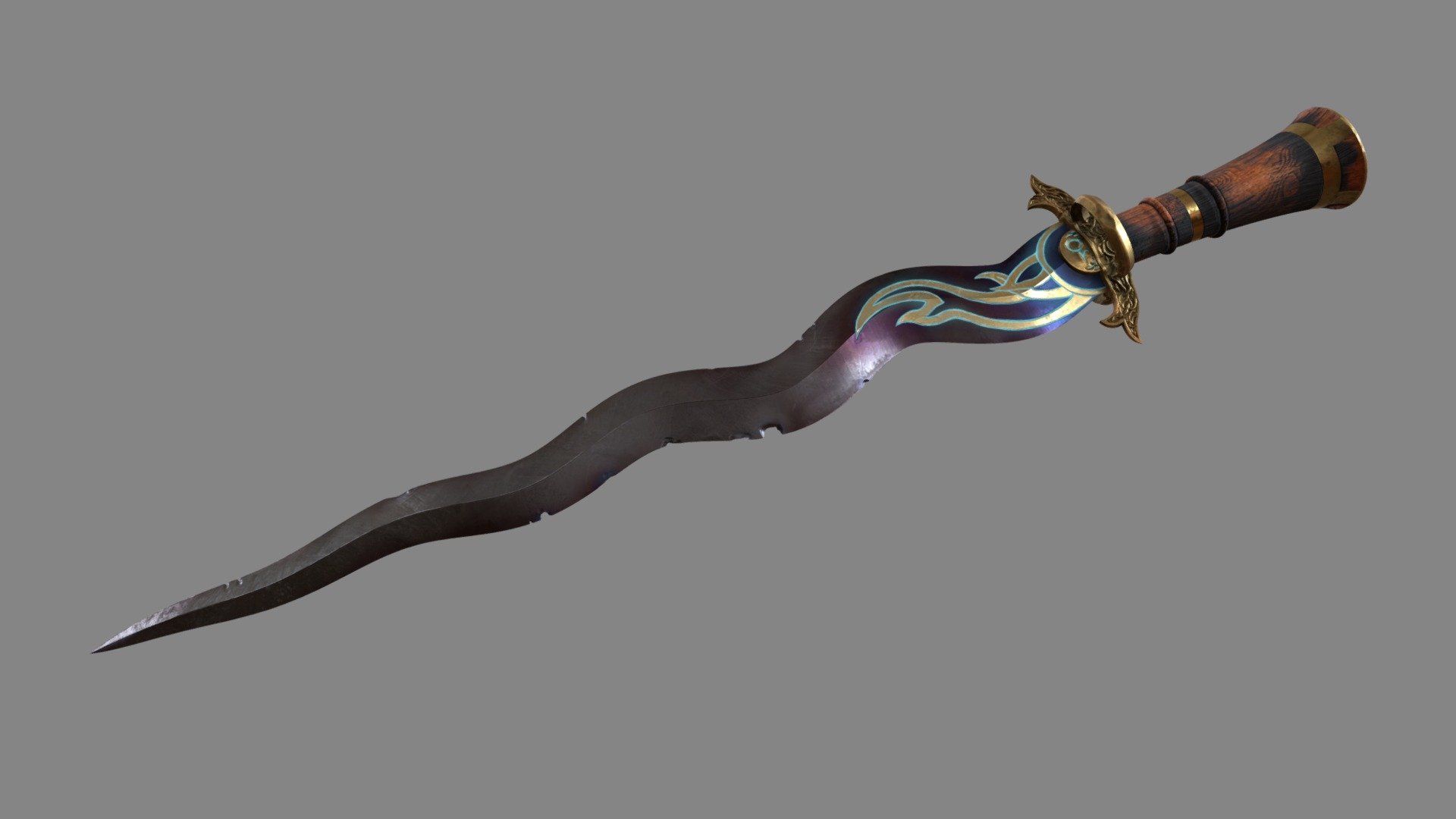 Pyromancer's Dagger - 3D model by Ged Merrilin (@gedmerrilin) [6d7f350 ...