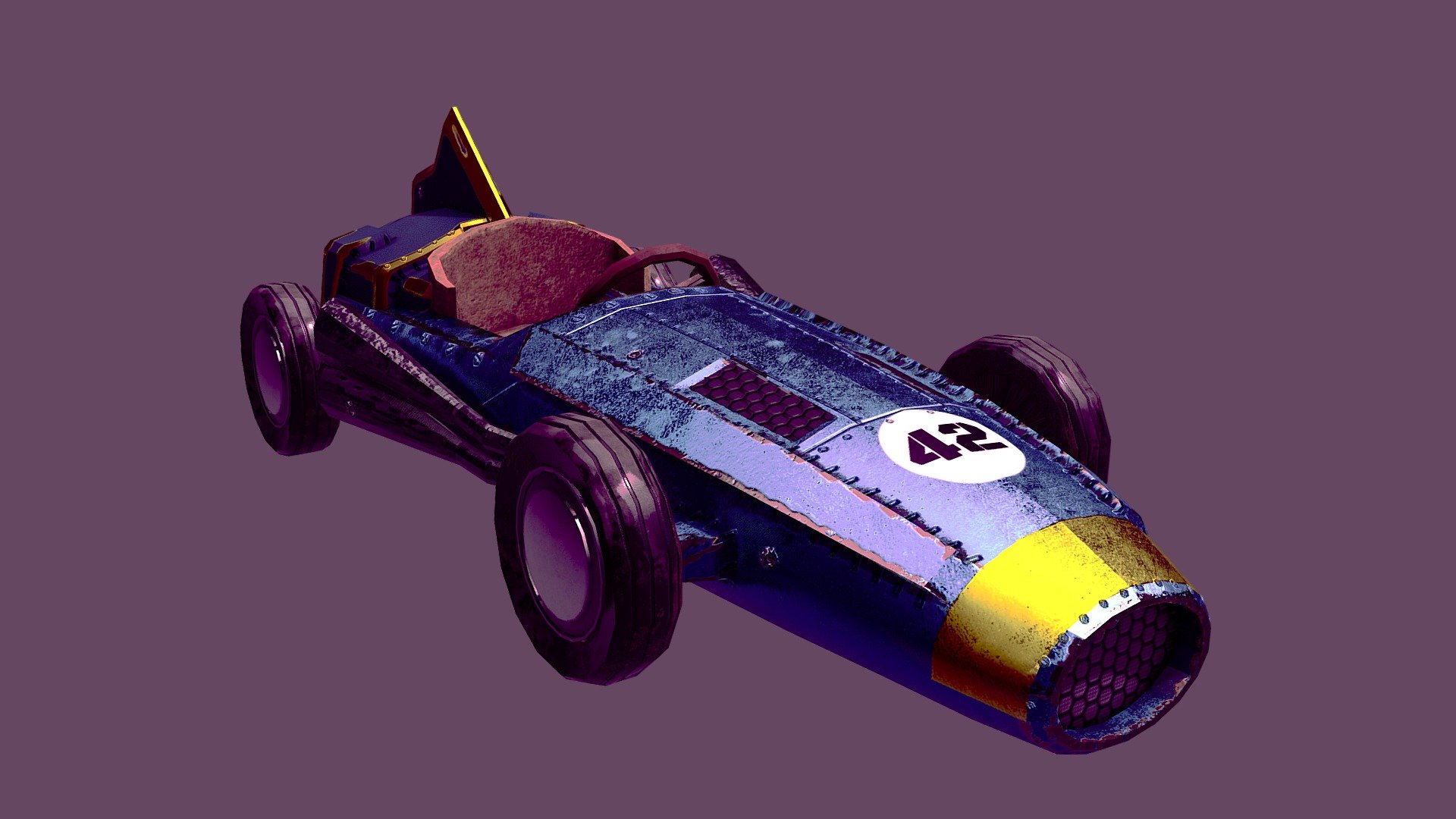Little Racing Car - Download Free 3D model by Mora (@MoraAzul) [6d7f3fd ...