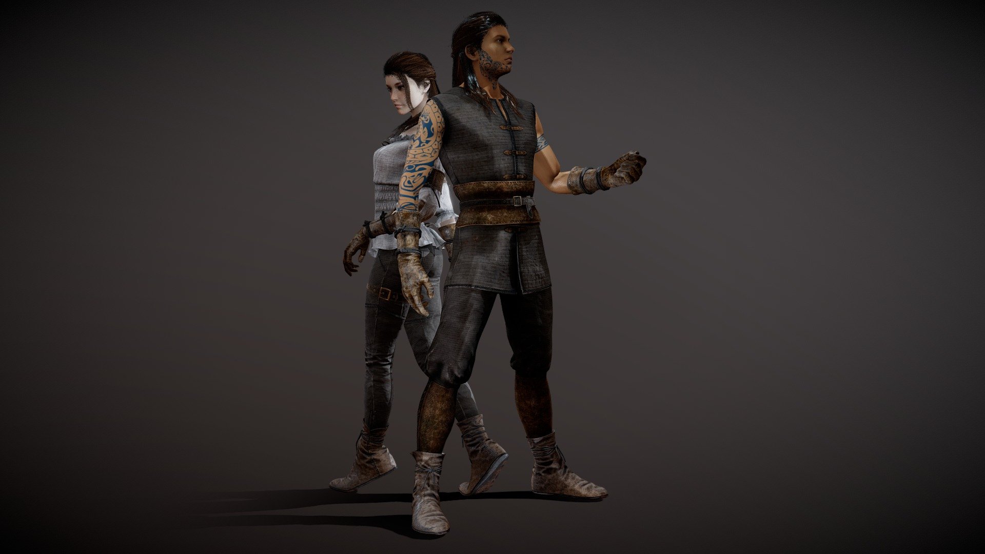 G2 Medieval NPCs preview D - Buy Royalty Free 3D model by Quang Phan ...