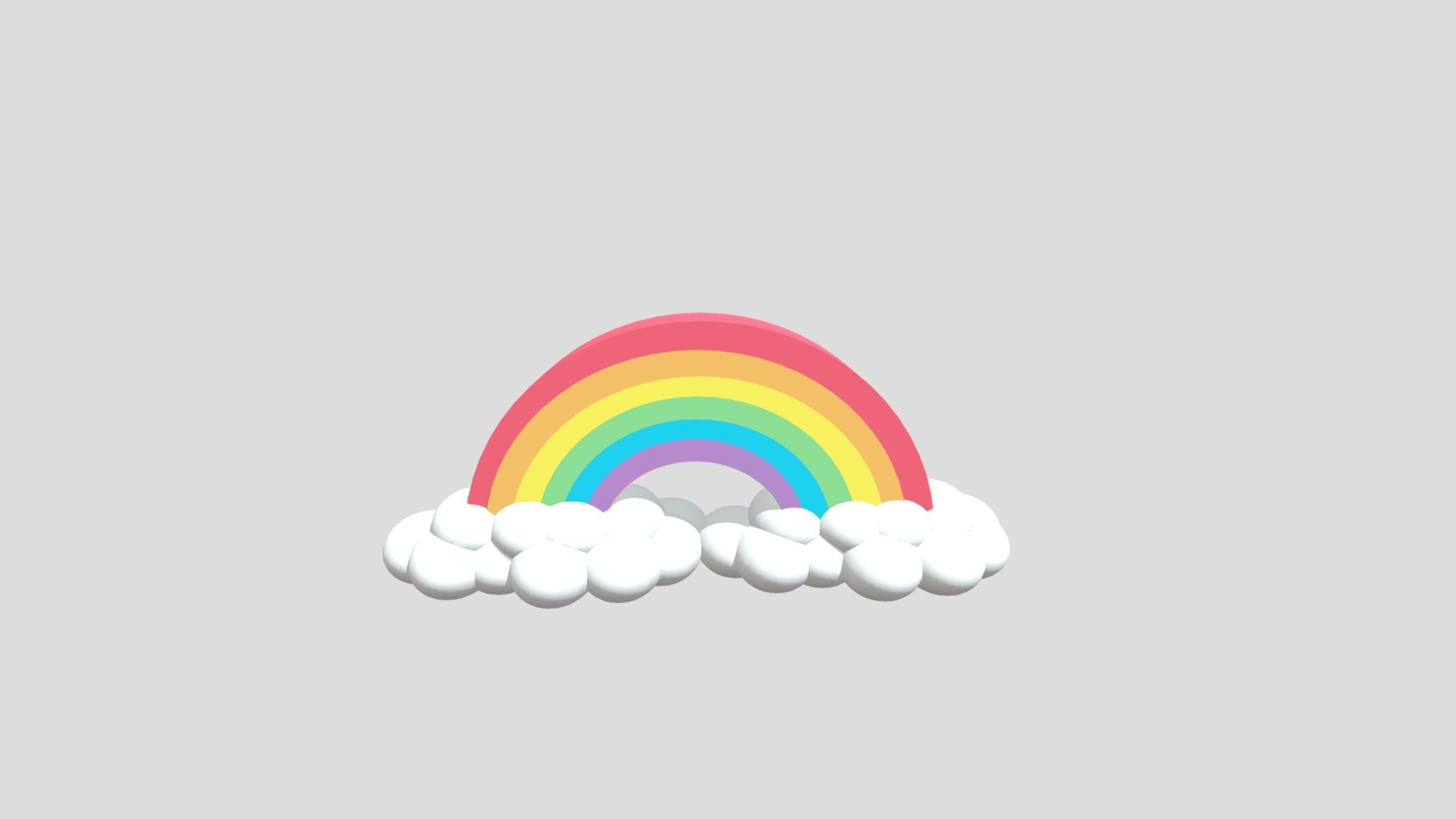 Rainbow - Download Free 3D model by Alissa T (@foxywild) [6d84300 ...