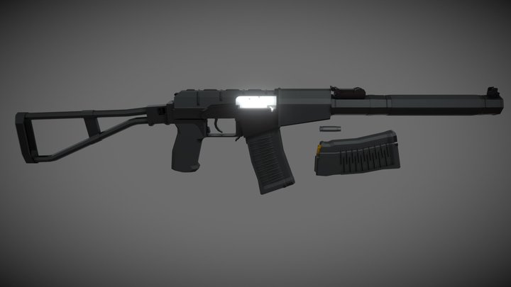 Assault-rifle 3D models - Sketchfab