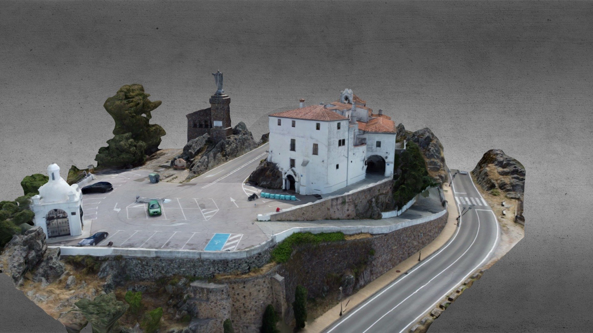 Santuario Virgen de la Montaña - Caceres - 3D model by MVCG [6d86bd7 ...