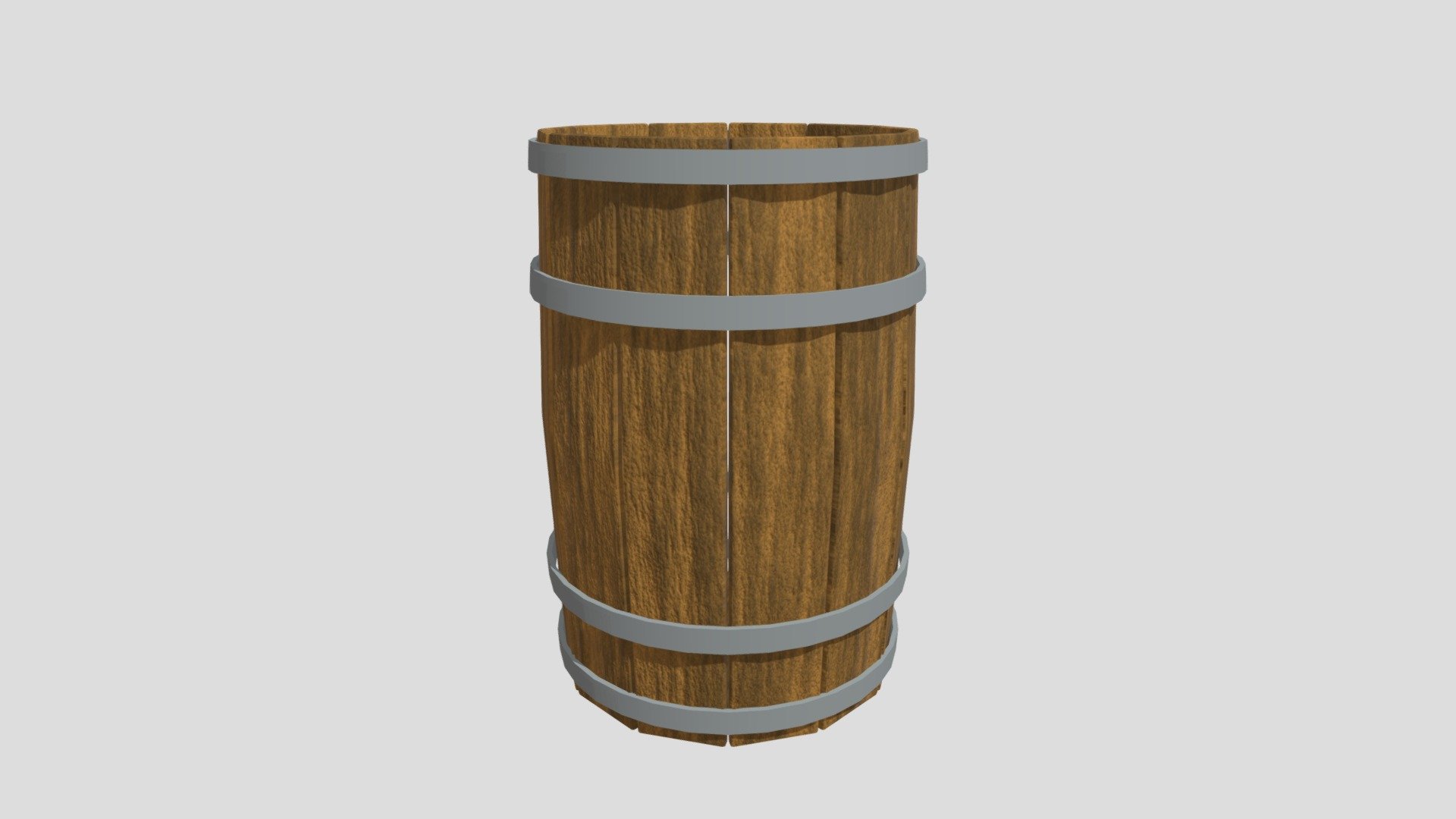 Wooden Barrel - 3D model by Tate Eller (@tce22a) [6d872b2] - Sketchfab