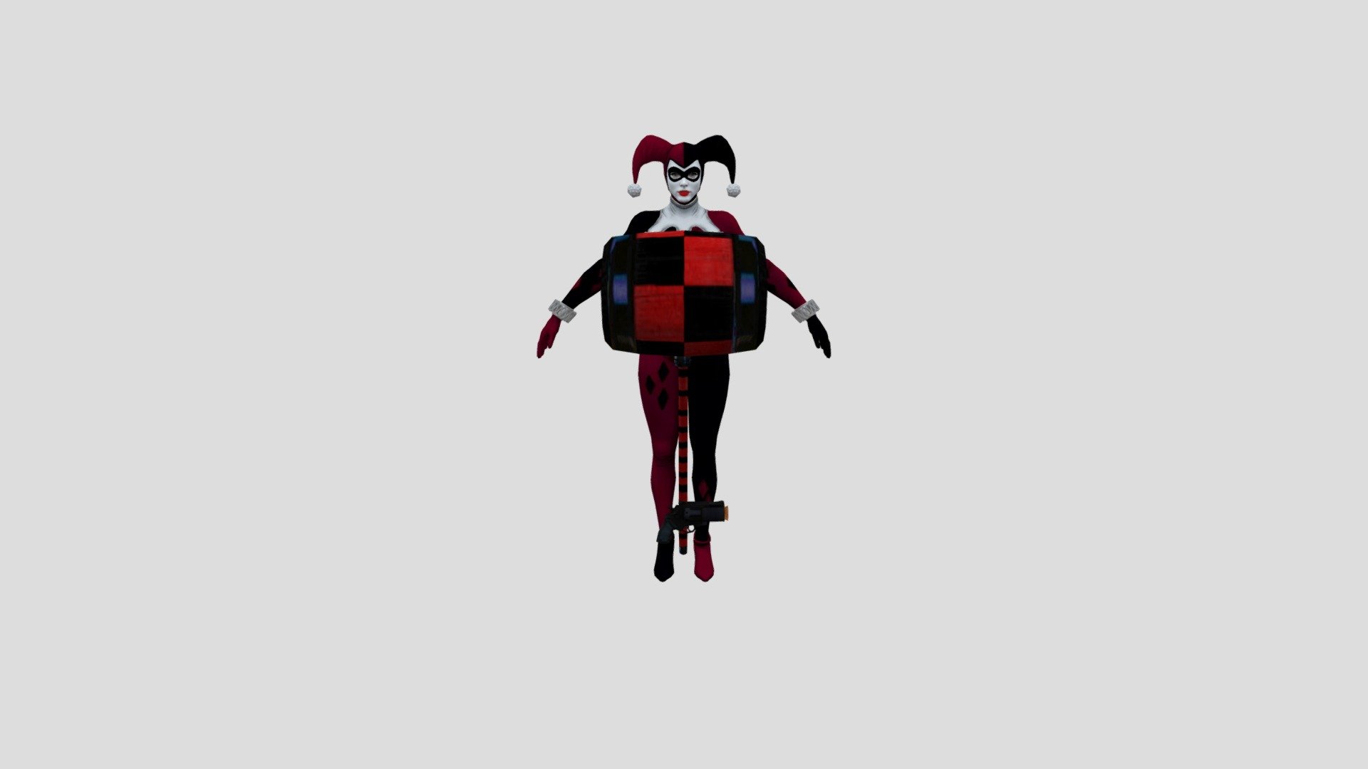 DC Unchained-Harley Quinn (Mad Love) - 3D model by julianw27 [6d87886] - Sketchfab