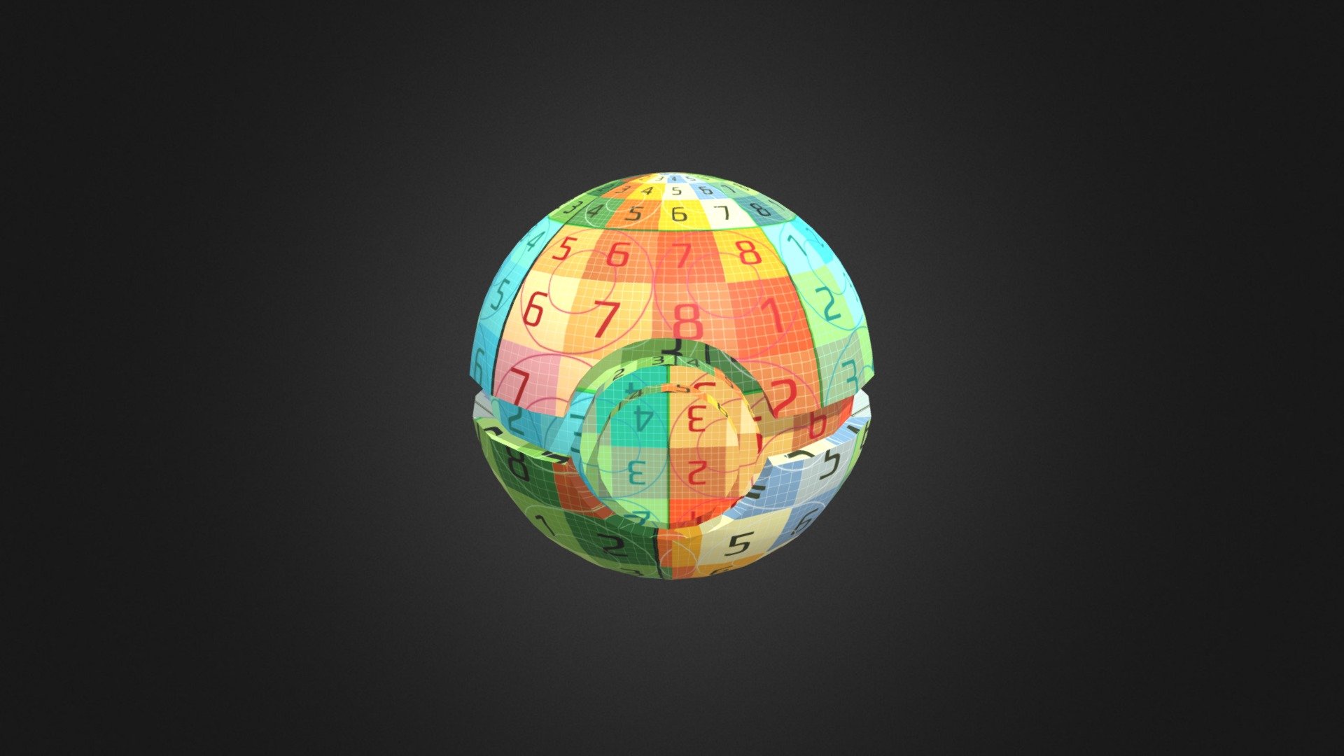 Object8UV - Pokeball - Download Free 3D model by seannalaganke [6d89105 ...