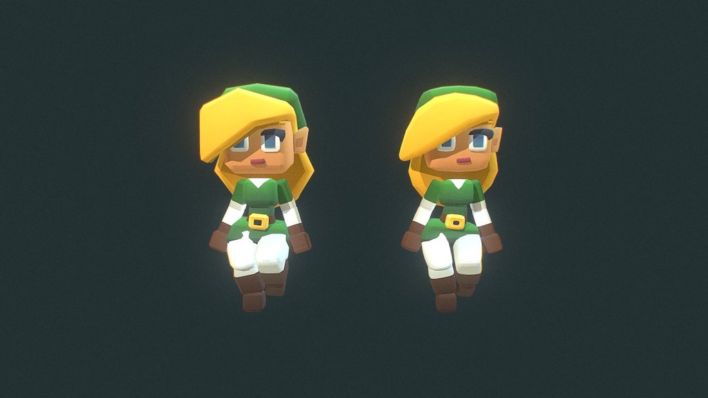 Proto Series Character Face Experiment - 3D model by BitGem [6d895a2 ...
