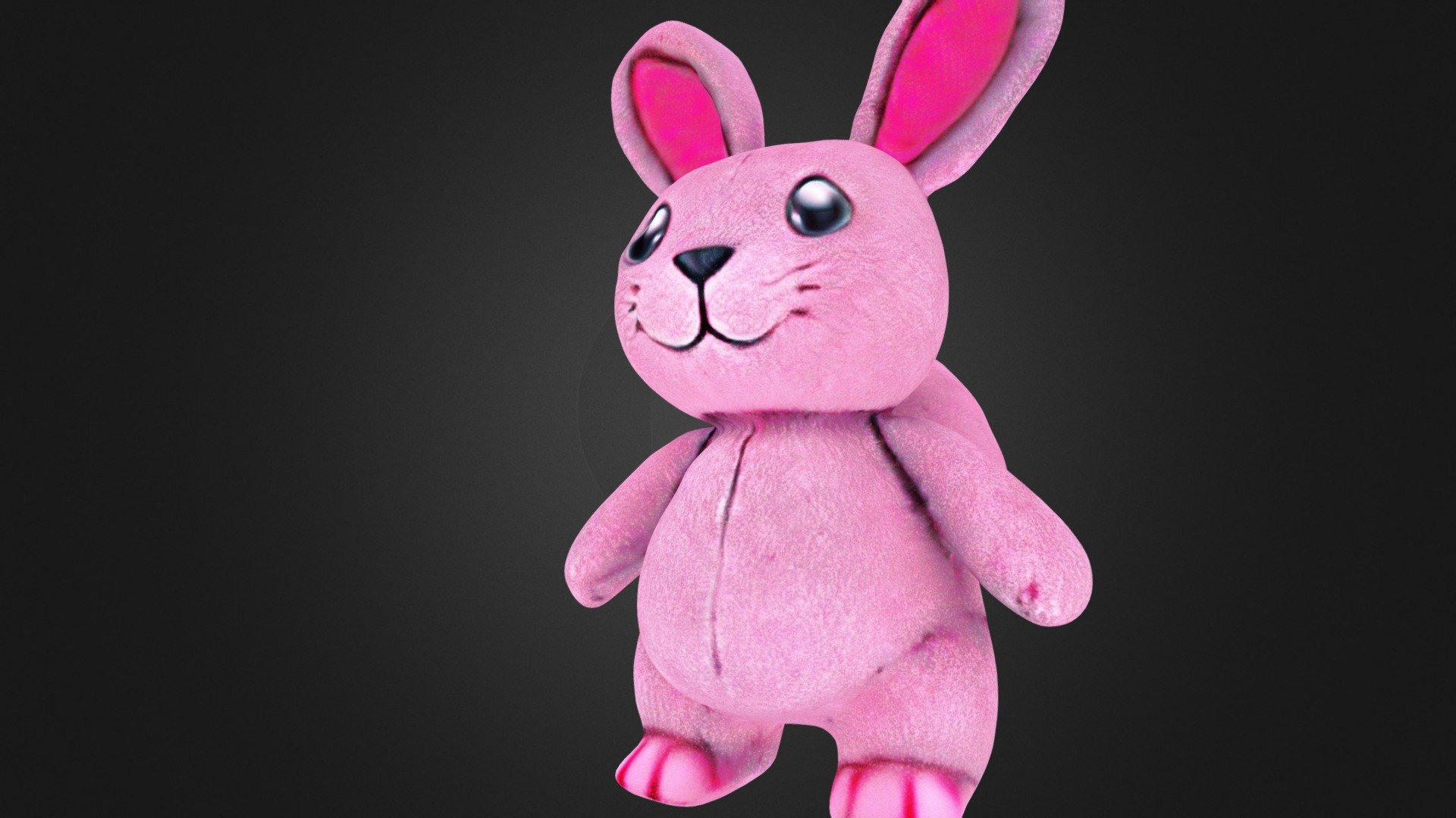 Luma AI Genie- A Cute Fluffy Pink Rabbit - Download Free 3D model by ...