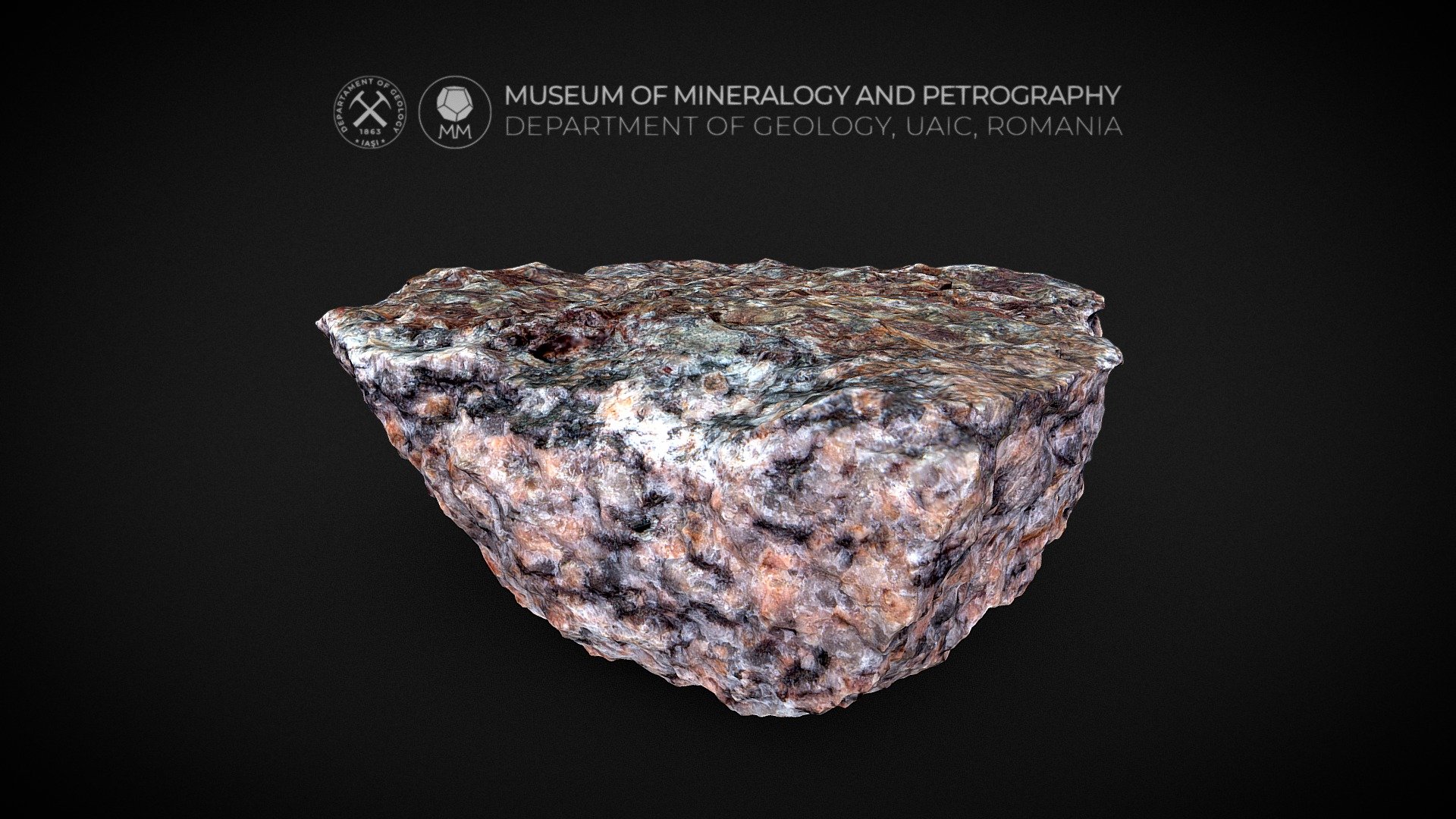 Granite (igneous rock) - 3D model by Museum of Mineralogy and ...