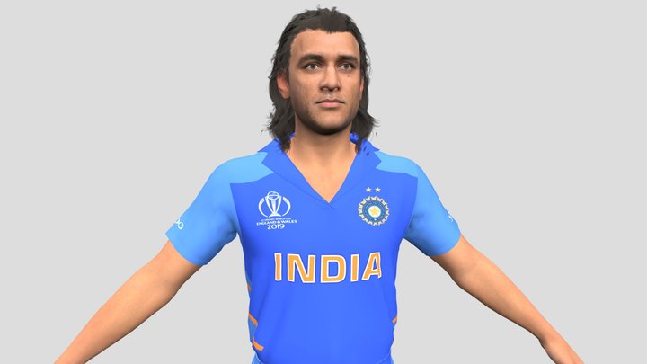 Cricketer 3D models - Sketchfab