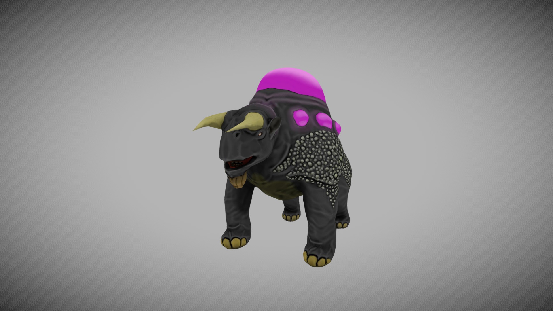 Hand Painted Creature - 3D model by JSchneidz [6d8bc50] - Sketchfab