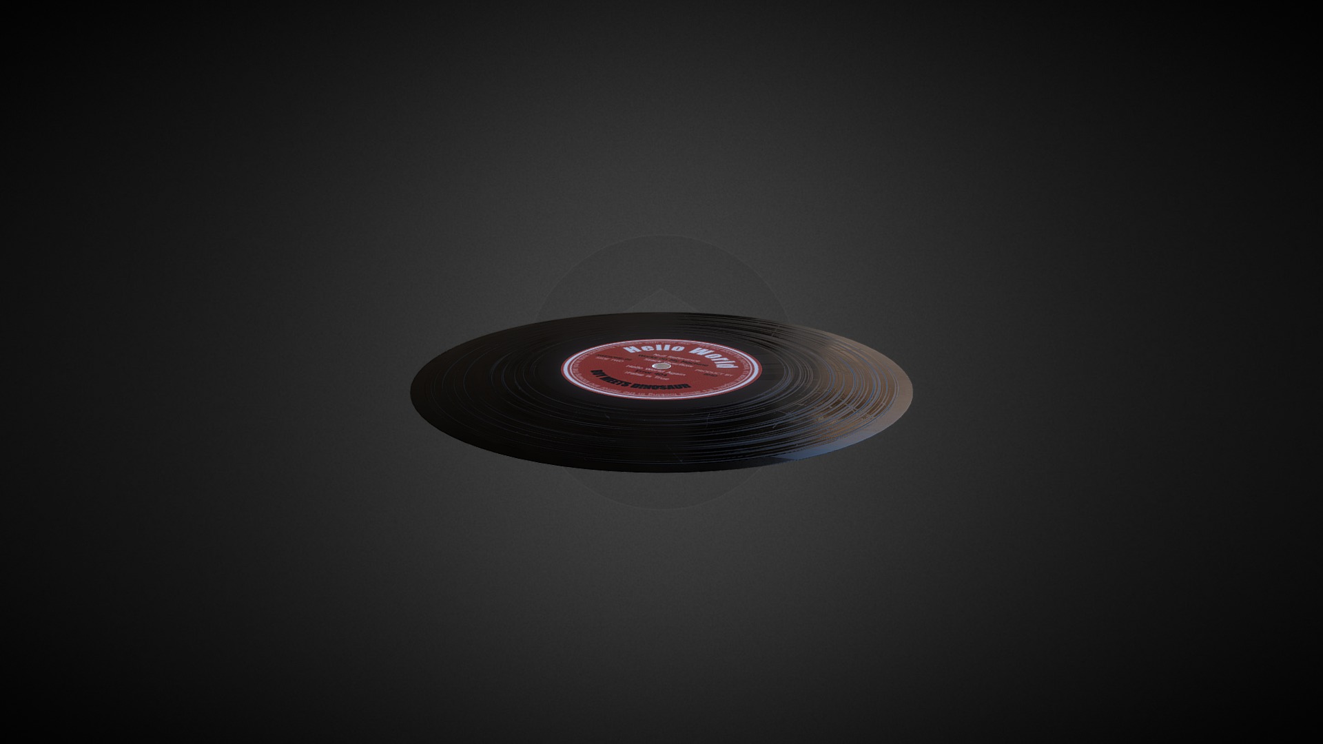 Vinyl Disc - 3D model by Hong.Jiang [6d8da28] - Sketchfab