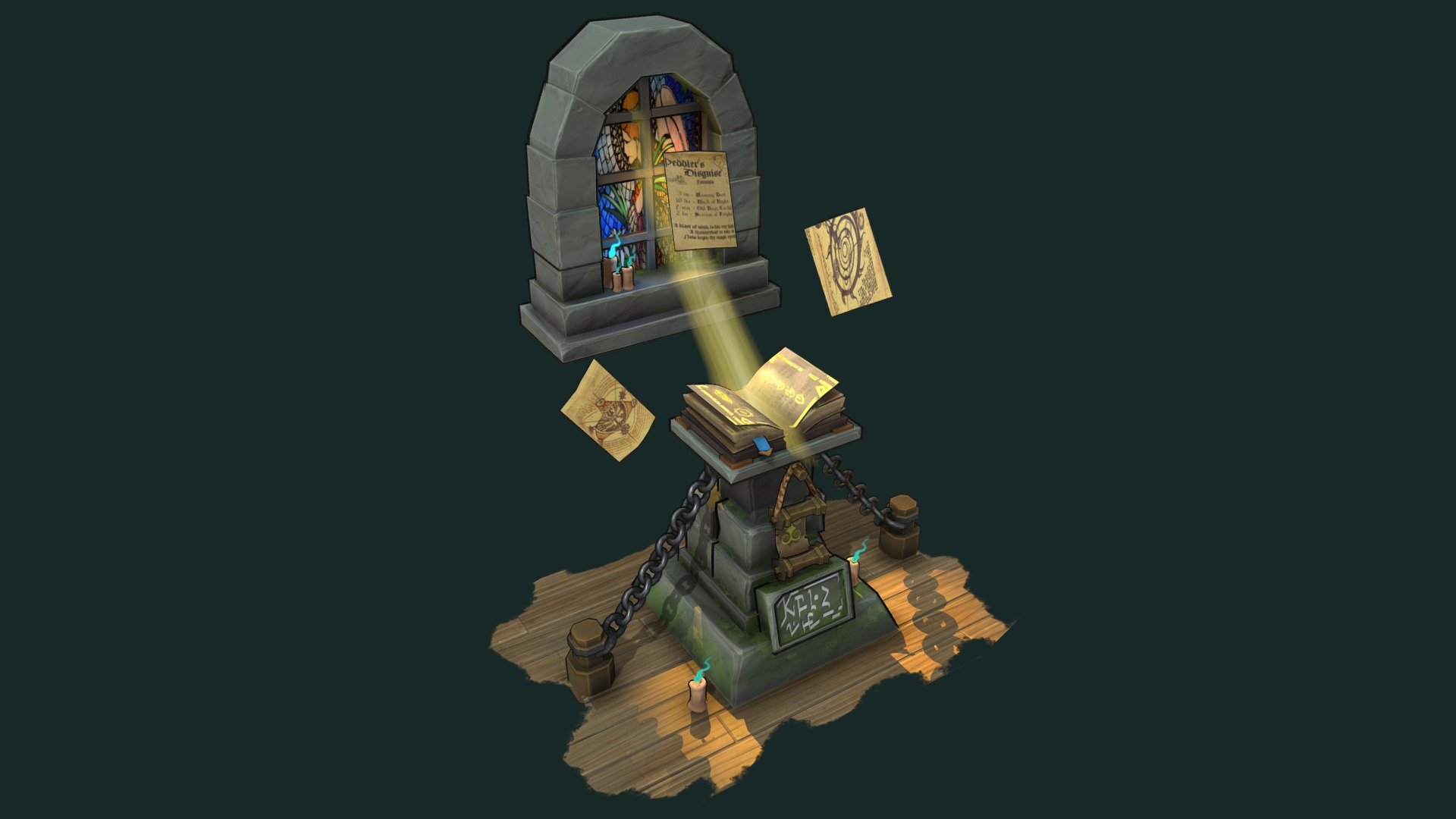 Avidore's Library - 3D model by wildenza [6d8f16d] - Sketchfab