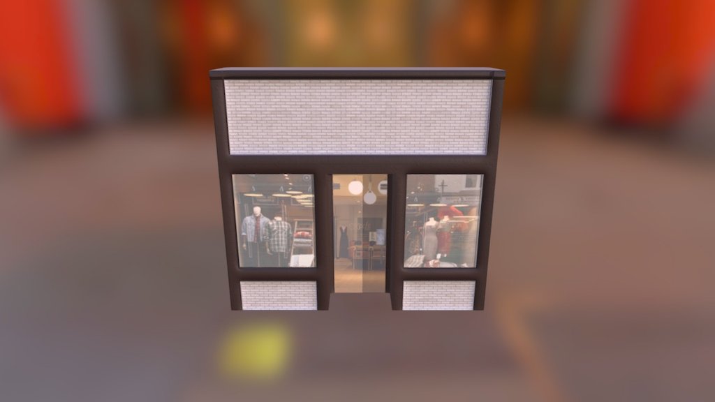 Shop Front - 3D model by ivyha [6d8f49f] - Sketchfab
