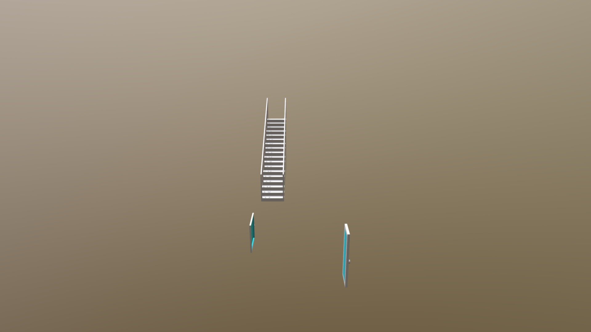 Staircase Window And Door Finished - 3D model by busrasenel [6d901f4 ...