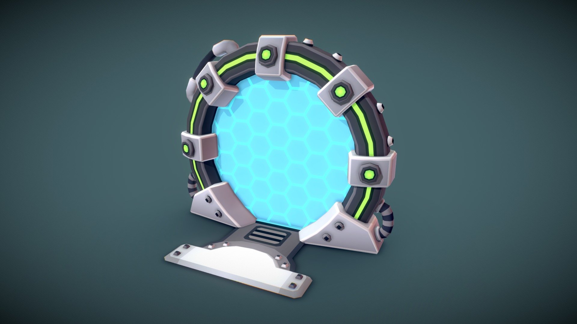 Warp Gate - Preview - 3D model by BitGem [6d91423] - Sketchfab