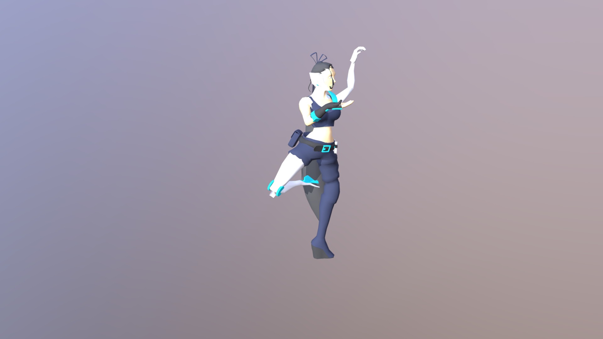 High Kick for profil view - Download Free 3D model by Orane [6d91a5a ...