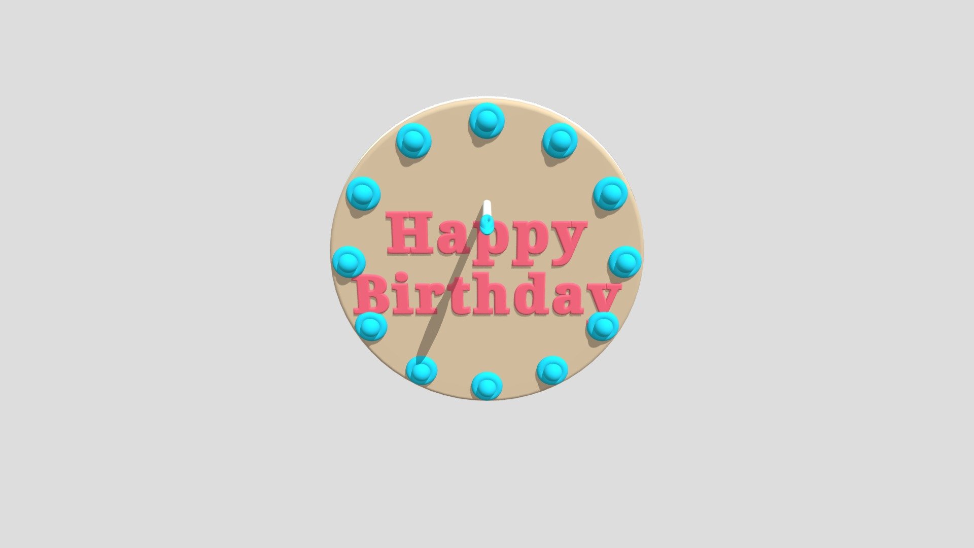 Parametric Birthday Cake_ Fabian - 3D model by it.trackv [6d920e9 ...