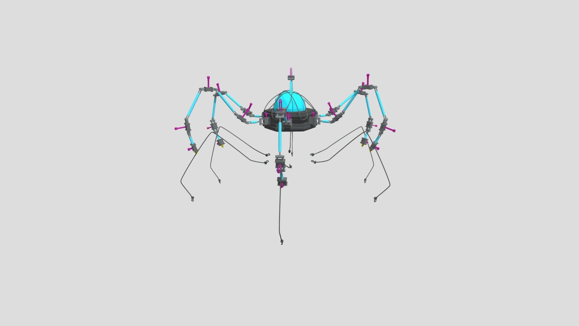 mechanical spider - Download Free 3D model by vadin180313 [6d931ae ...