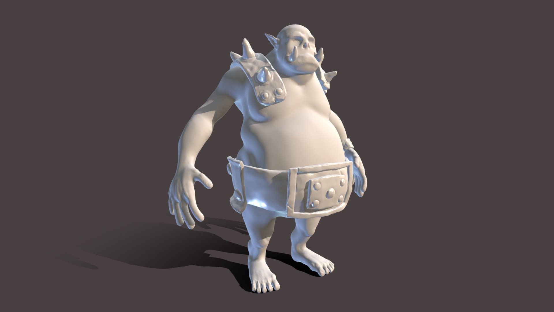 M'eat Orc raw sculpt - Buy Royalty Free 3D model by Sergi Trojanski ...