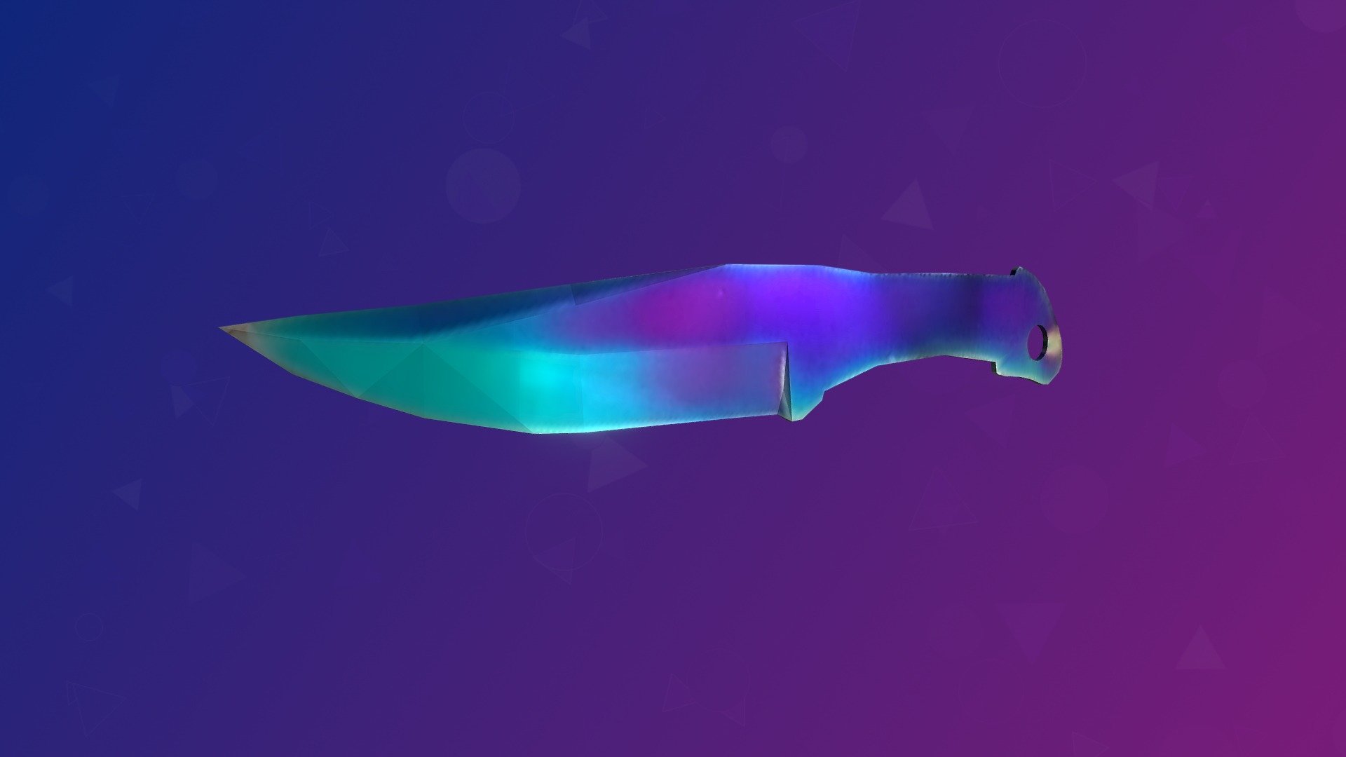 Dagger Knife (Gradient) - Download Free 3D model by combine_soldier ...