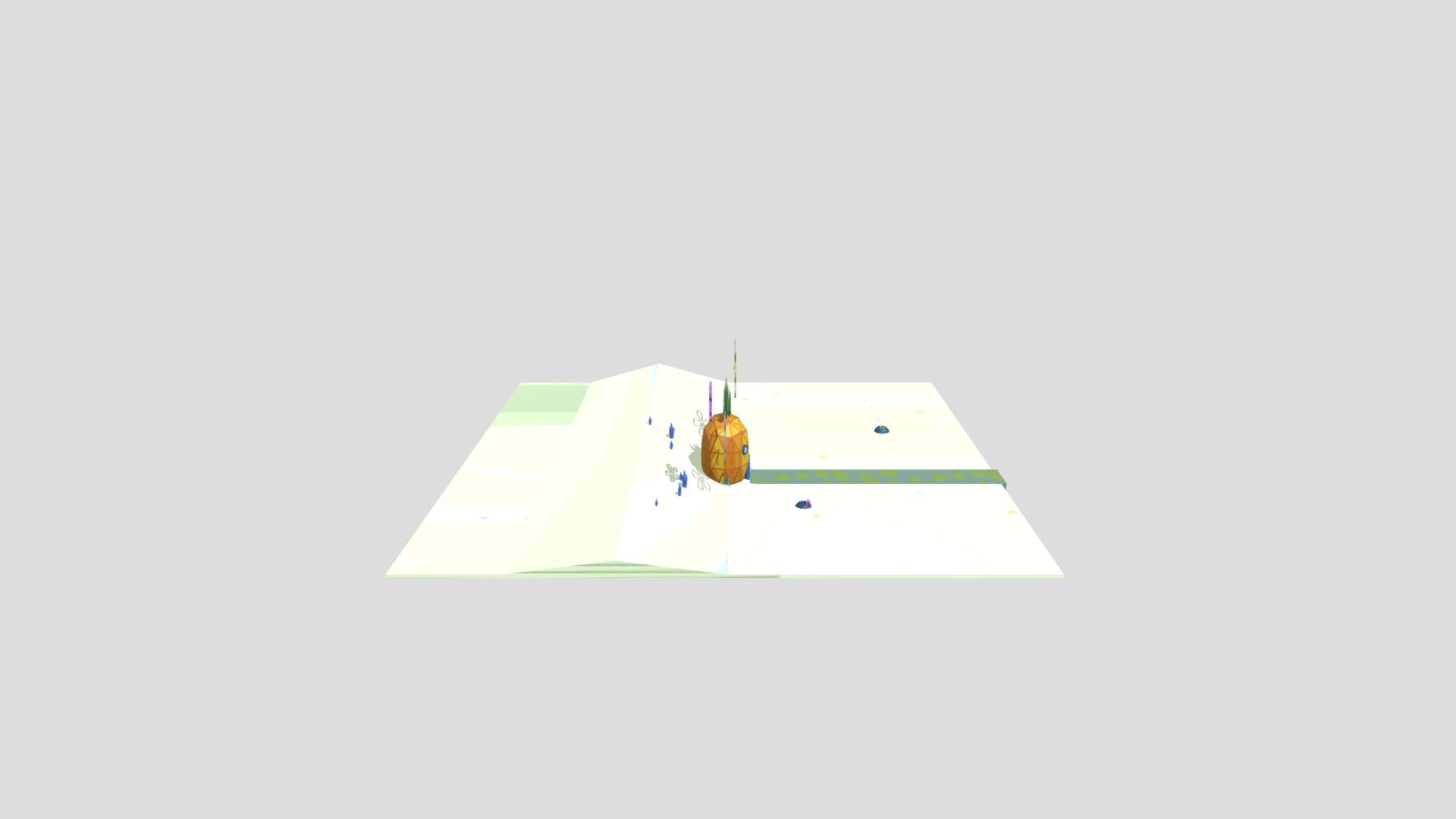 Spongebobshouse - 3D model by George (@gorgwalters) [6d95c3b] - Sketchfab