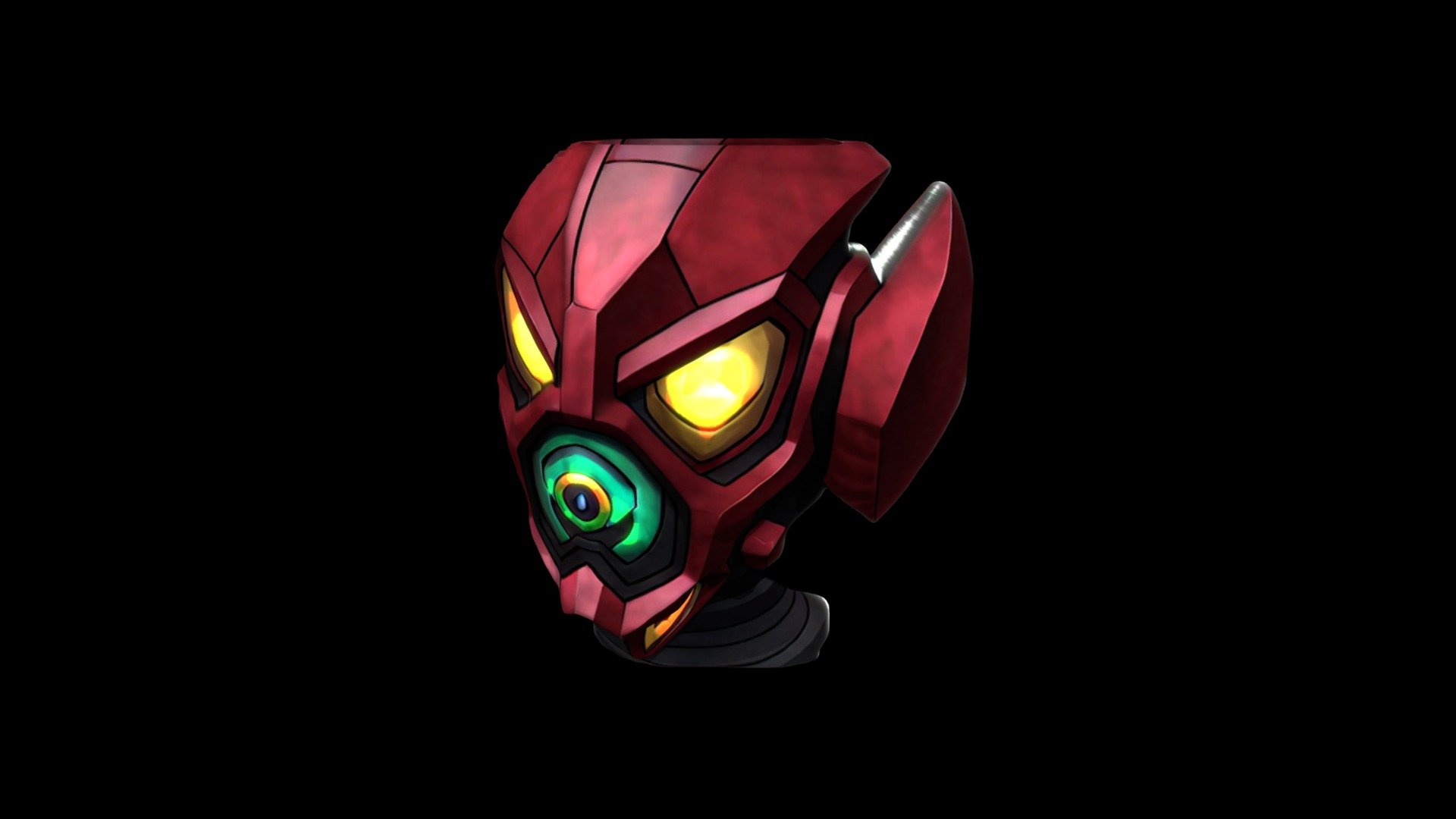 Helmet Mask Robot Cartoon 253 - Download Free 3D model by klrxyz ...