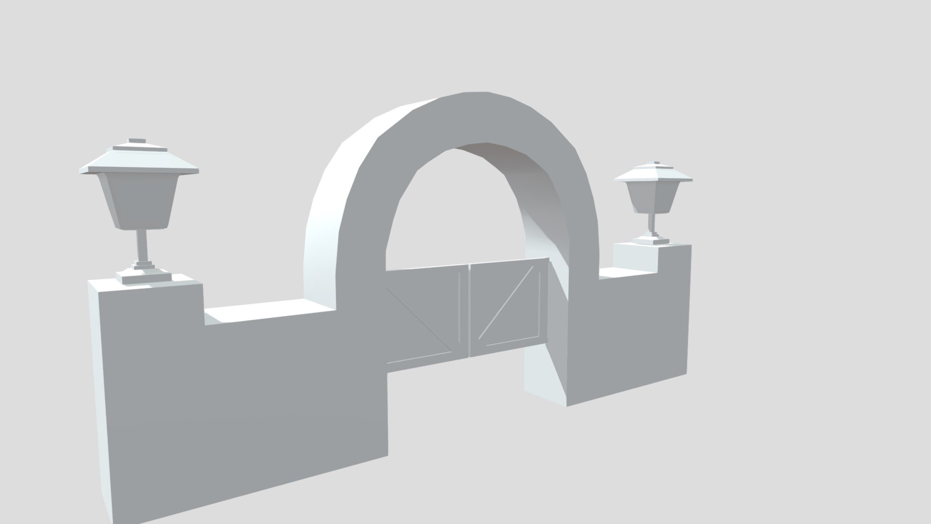 Assignment 1 Gate - Download Free 3D model by Sleepybear101101 [6d979d2 ...