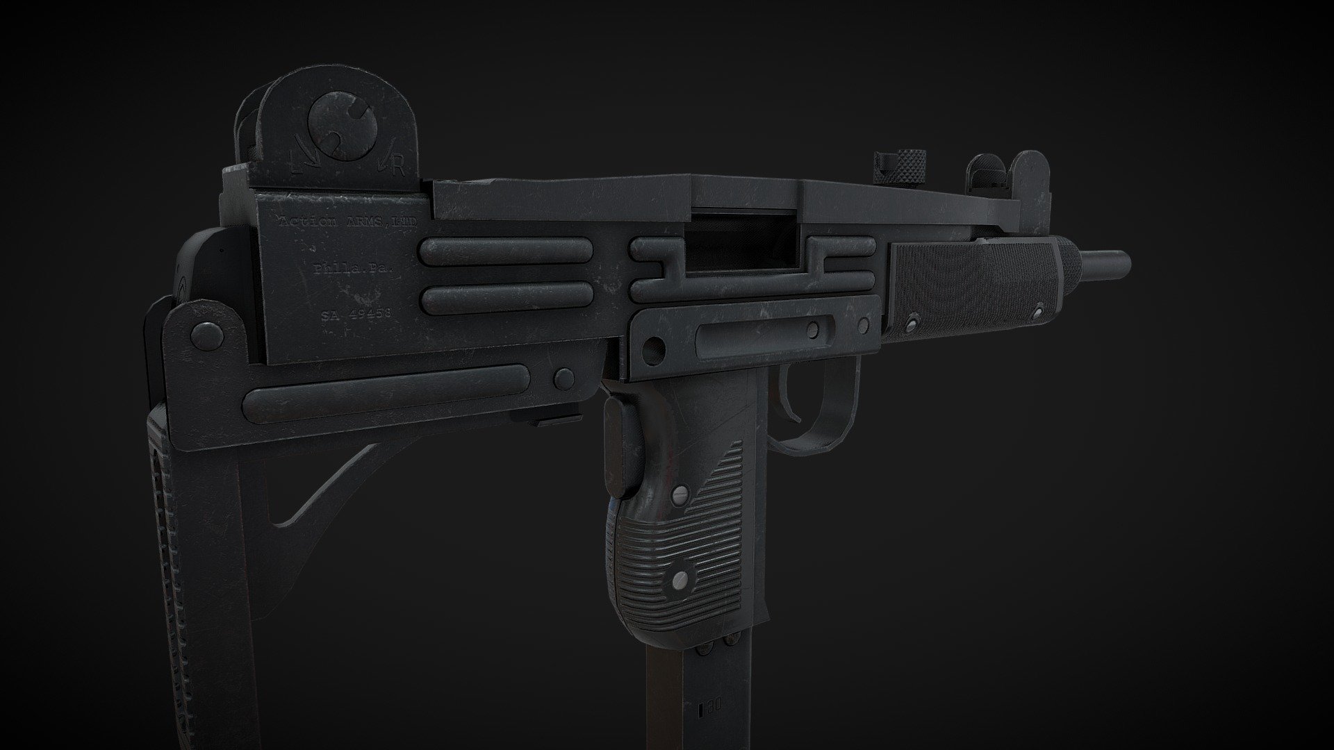 UZI - Download Free 3D model by Gintoki1234 [6d99797] - Sketchfab