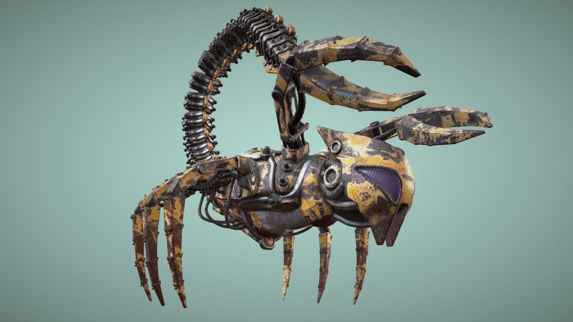 RustBorn Robot Scorpion | GAP Final Assignment - 3D model by ...